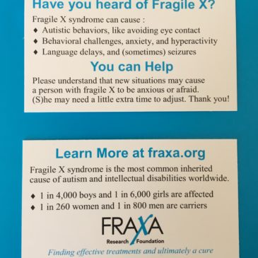 FRAXA Shop - Fragile X Merchandise • FRAXA Research Foundation ...