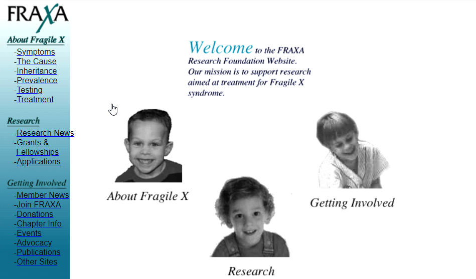 Fragile X Syndrome Timeline • FRAXA Research Foundation - Finding a ...